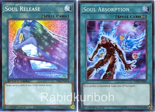 Yugioh Soul Absorption (Super Rare) + Soul Release - Set | eBay