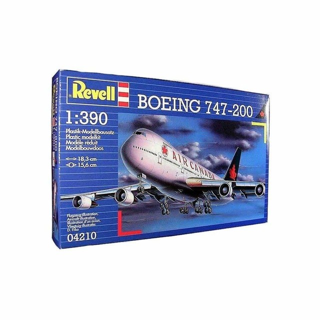 Revell 04210 Boeing 747-200 1 390 Scale Plastic Kit for sale online ...