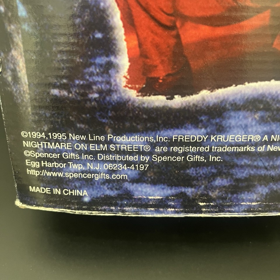 Vintage RIP Horror Collector Series 18'' Nightmare On Elm St Freddy ...