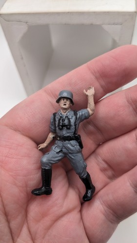 Vintage Hand Painted Mini Figure Plastic WWII German Oberst Colonel ...