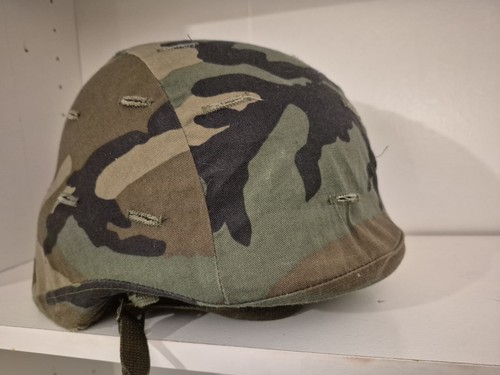 Original PASGT M88 made w/ Kevlar Helmet NIJ Level IIIA Woodland Cover ...