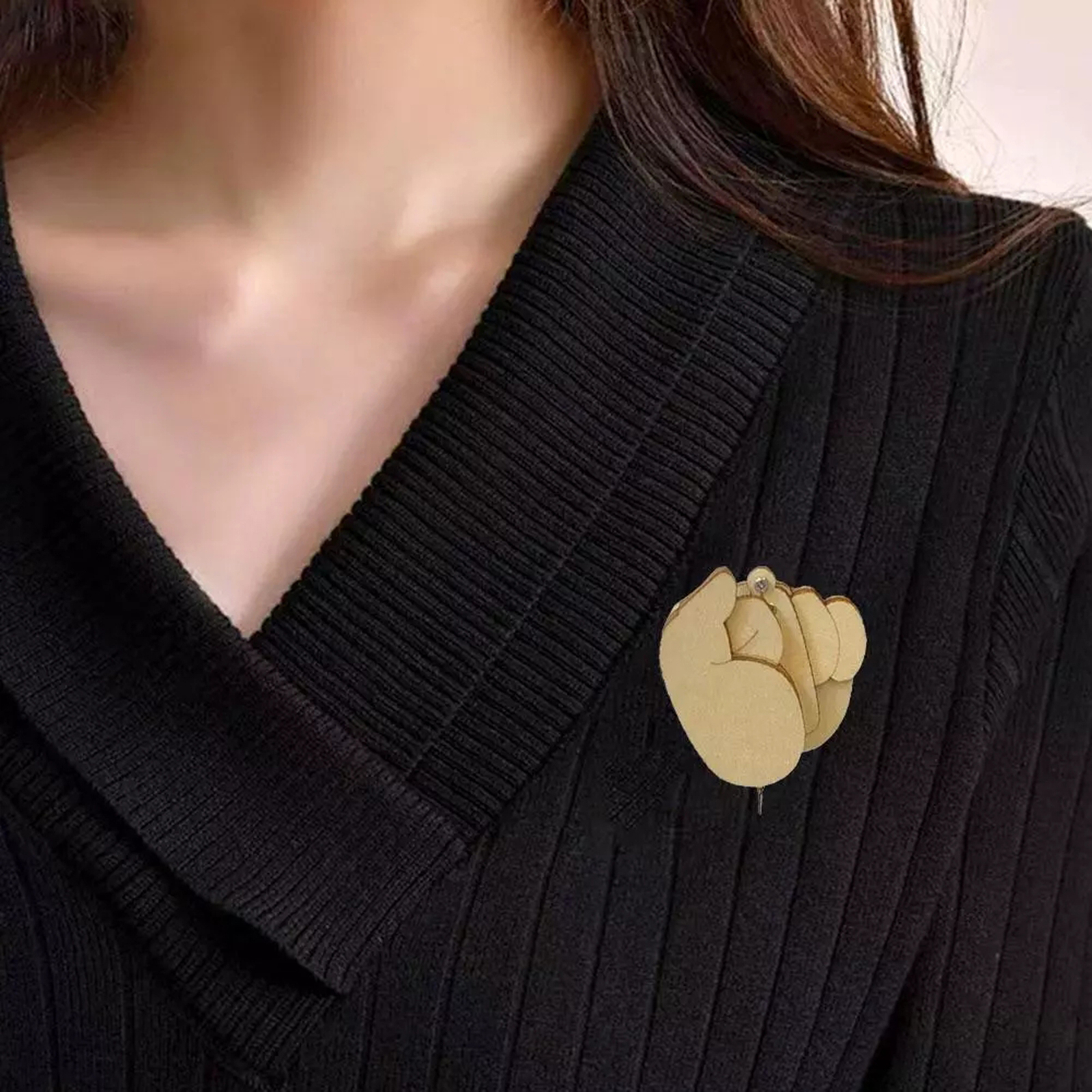 1-3 Wooden Middle Finger Pin DIY Kit Flippable Middle Finger Pins Gifts ...