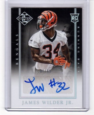 JAMES WILDER JR. 2014 Limited ROOKIE SILVER SPOTLIGHT #129 (01/49 ...