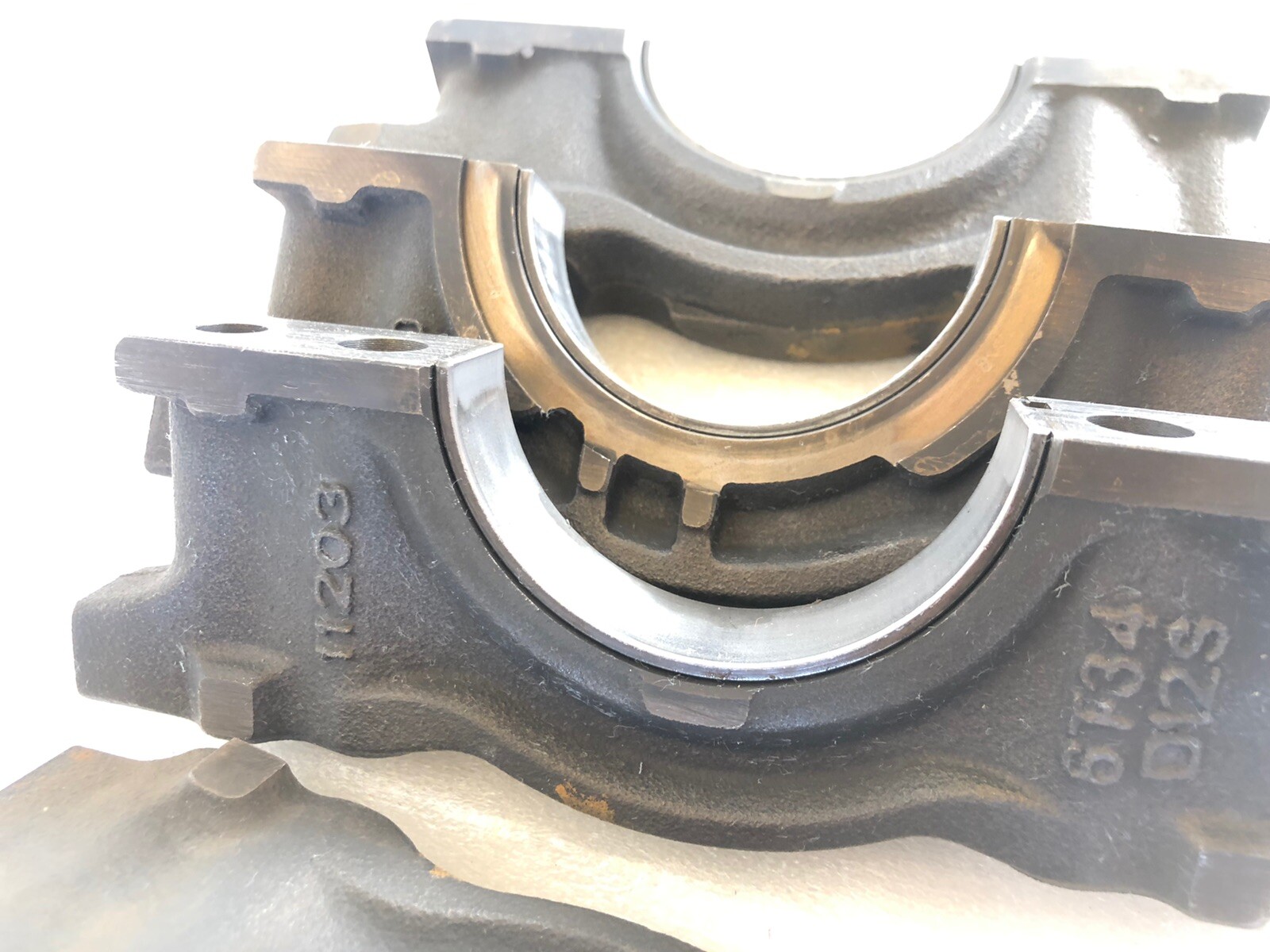 03-08 Mercedes E55 S55 AMG M113k Engine Motor Block Crankshaft Holders ...