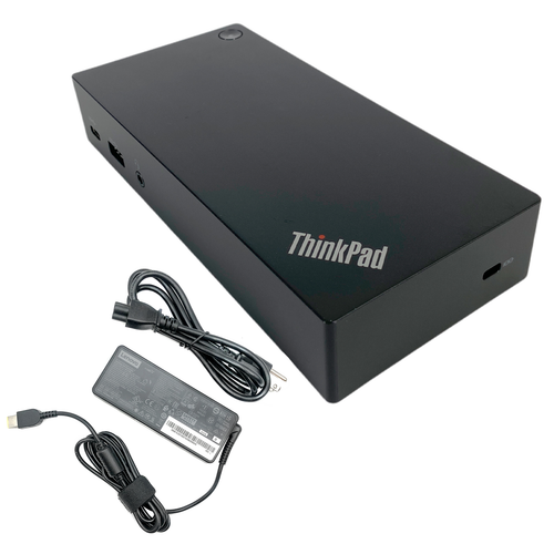 Geniune Lenovo ThinkPad USB-C Laptop Docking Station DK1633 40A9 w ...