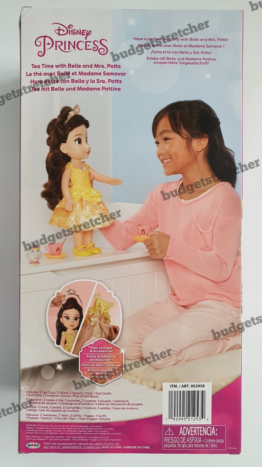 Disney Princess Tea Time Toddler Doll Elsa Anna Moana Jasmin Rapunzel ...