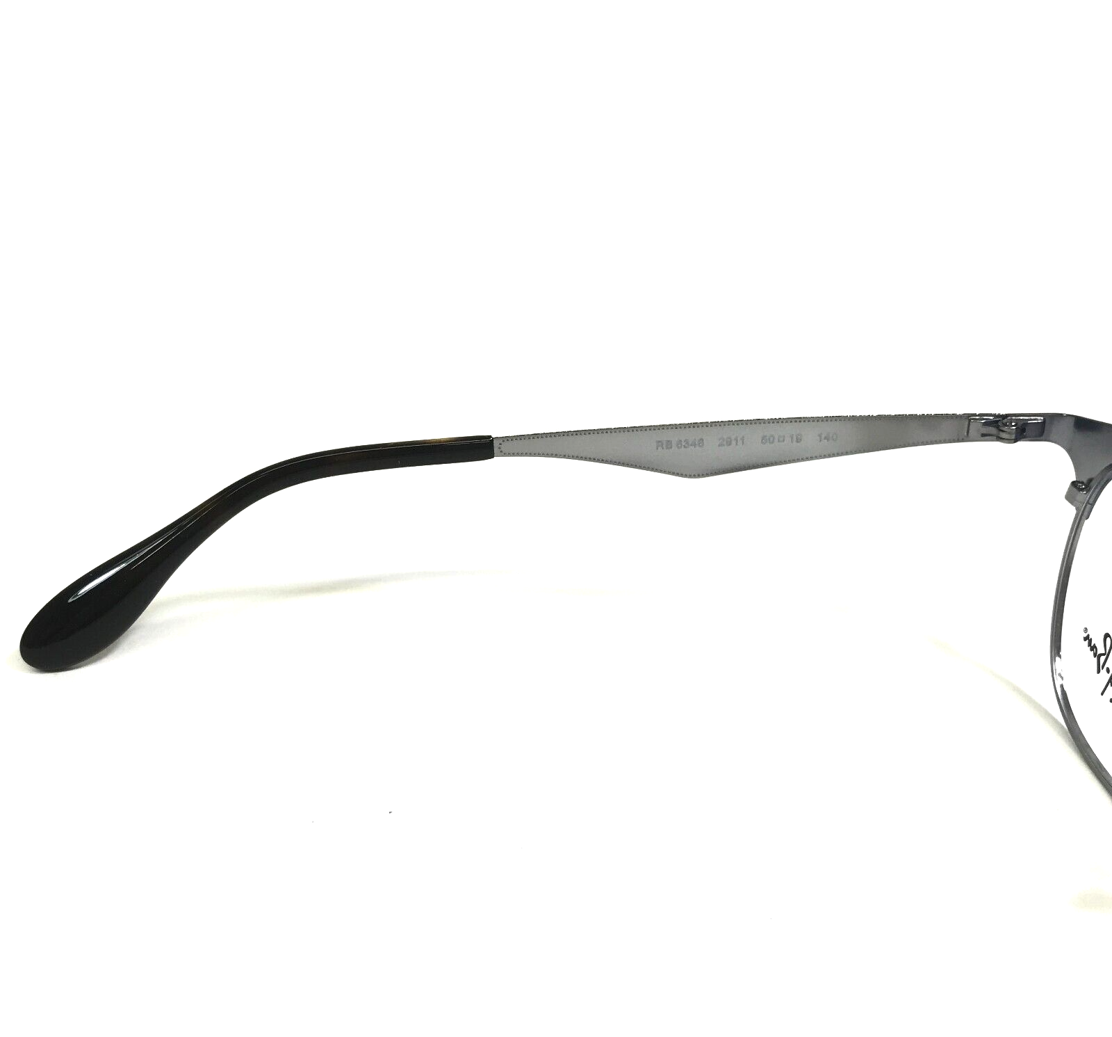 Ray-Ban Eyeglasses Frames RB6346 2911 Matte Blue Silver Round 50-19-140 ...