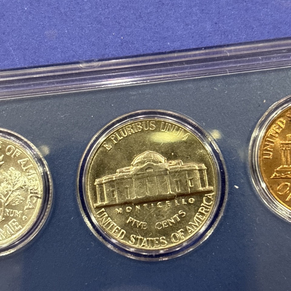 1964–P US MINT COIN SET 90% SILVER, UNCIRCULATED, CASE + Box not sms ...