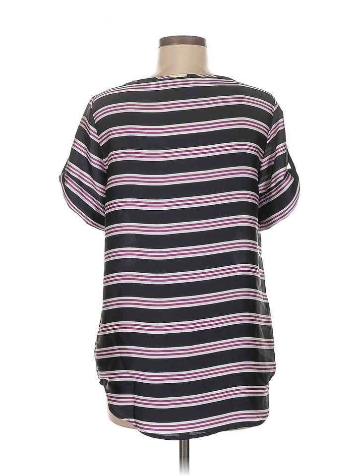 MICHAEL Michael Kors Women Purple Short Sleeve Top 8 | eBay