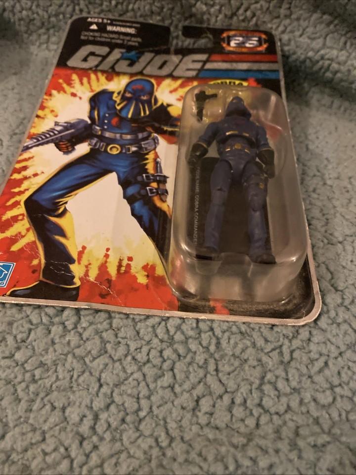 GI Joe 25th Anniversary Cobra Leader Action Figure New Carded | eBay UK
