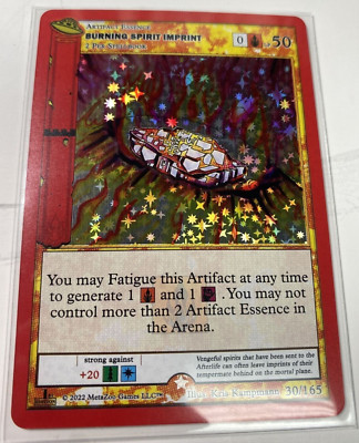 Metazoo 1st Edition FOIL BURNING SPIRIT IMPRINT UFO # 30/165 | eBay