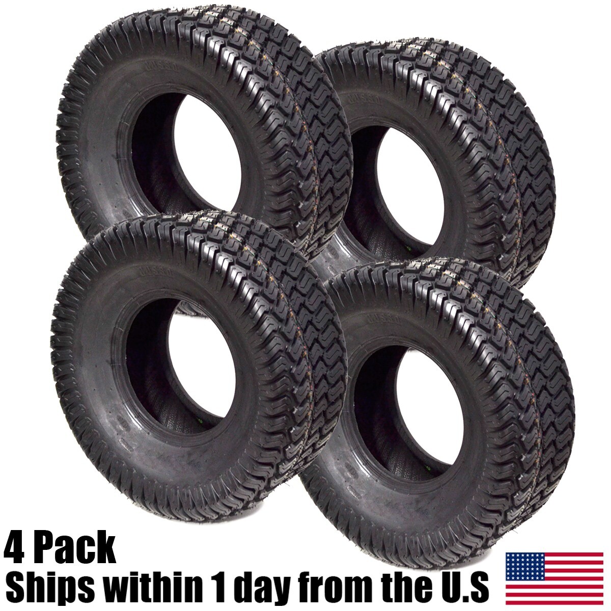 4PK Tires 18 10.50 10 4 PLY 18x10.50x10 18x10.50-10 Turf Mower | eBay