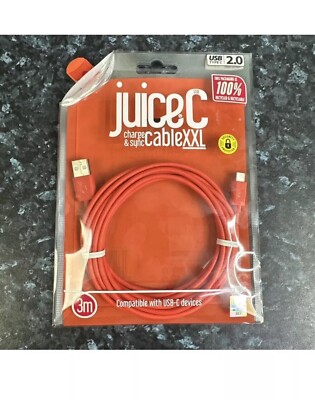 Juice Cable XXL 3 Meter USB To Type C charger Apple Samsung Ps5 Xbox iPad Switch | eBay UK
