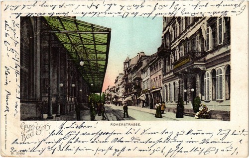 CPA AK Bad Ems- Romerstrasse GERMANY (1029102) | eBay