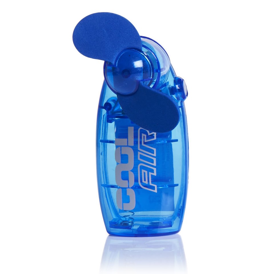 Pocket Mini Portable Travel Fan Soft Blade Hand Held Air Cooler + Free ...