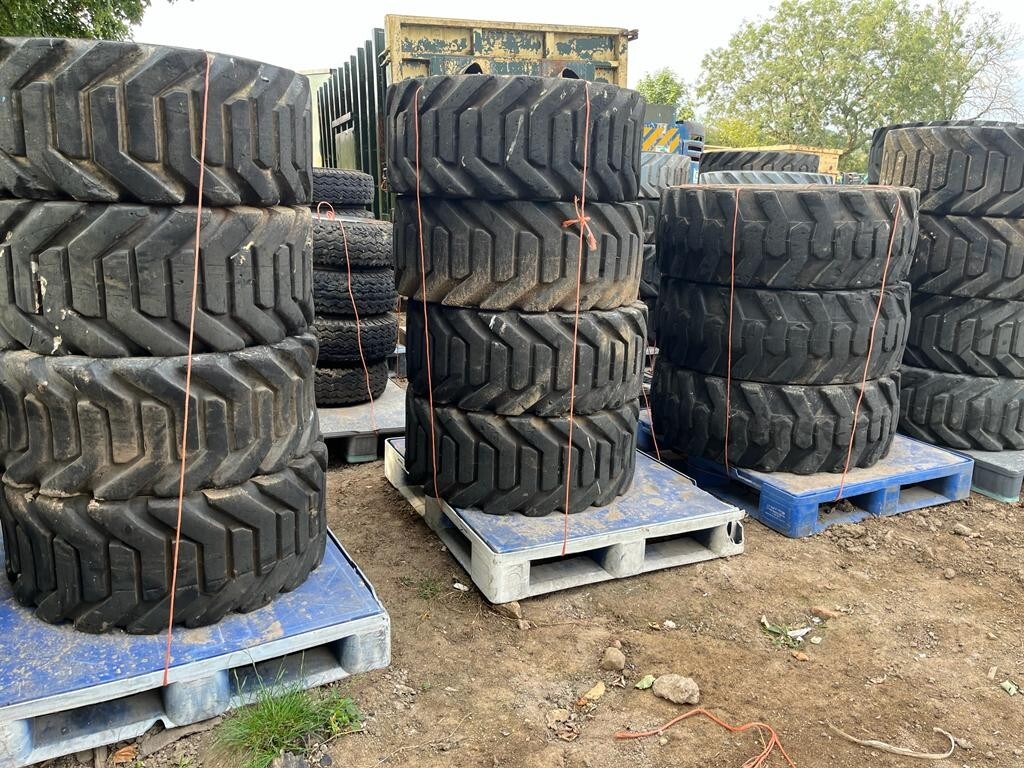 Cherry Picker Solid Industrial Tyres on Rims | eBay UK