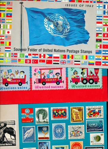 UNITED NATIONS - 10 COMPLETE MINT SETS IN ALBUMS - LOTS OF STAMPS | eBay