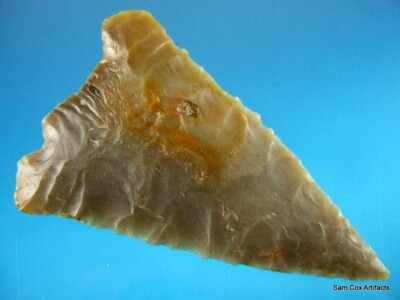 Super Fine Authentic Carter Cave Flint Decatur Point Arrowheads SCA COA ...
