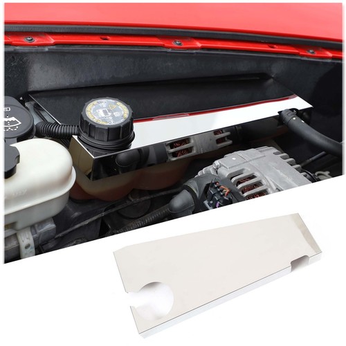 Stainless steel RADIATOR TANK COVER engine chrome parts Fits Corvette ...