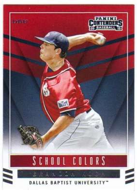 2015 Panini Contenders Baseball School Colors #48 Brandon Koch | eBay