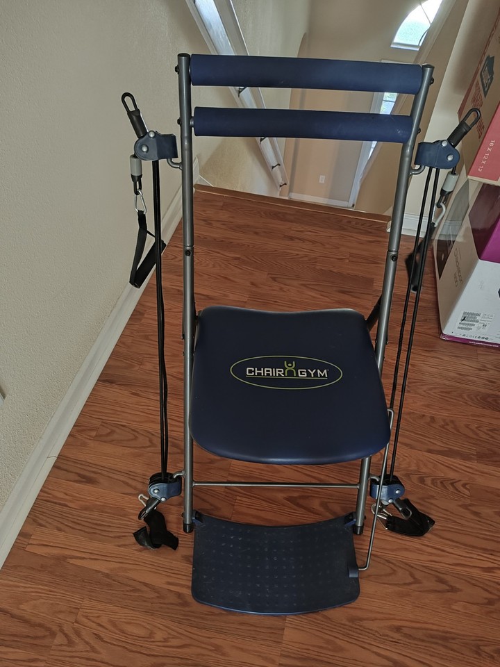 Chair Gym Workout Seated Exerciser with Upper and Lower Resistance ...