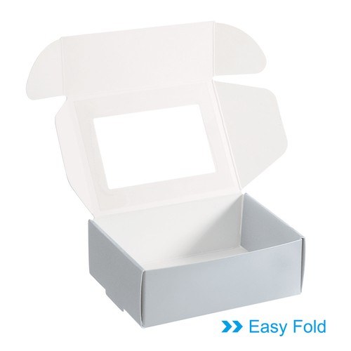3.3x2.4x1.2" Paper Soap Box with Window, 20 Pack Soap Boxes Rectangle ...