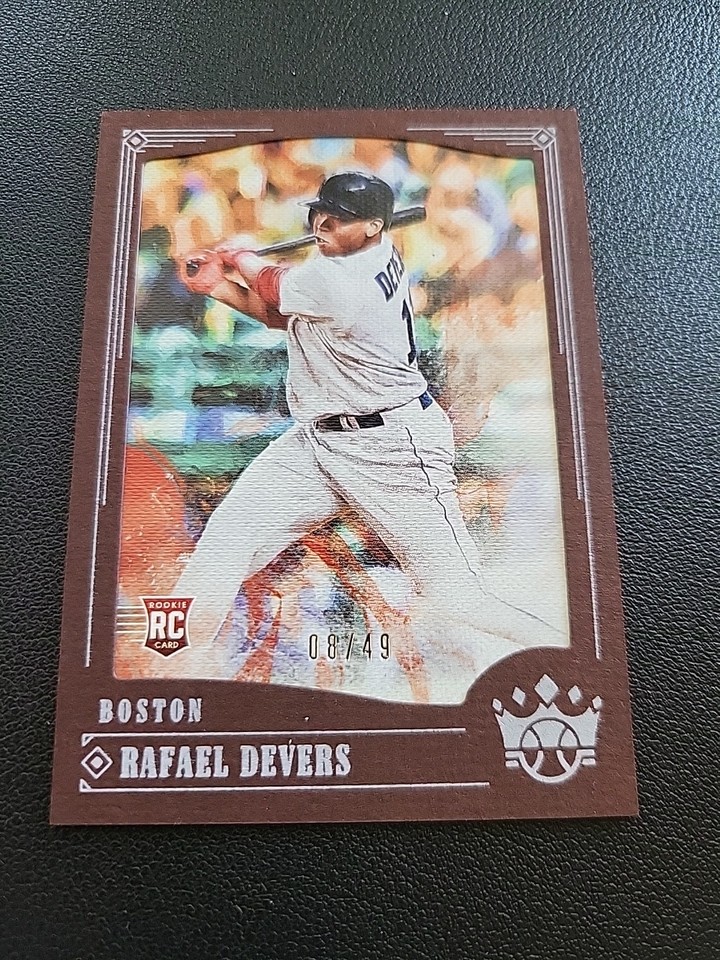 2018 Panini Diamond Kings Brown Frame Rafael Devers RC /49 Red Sox #104 ...