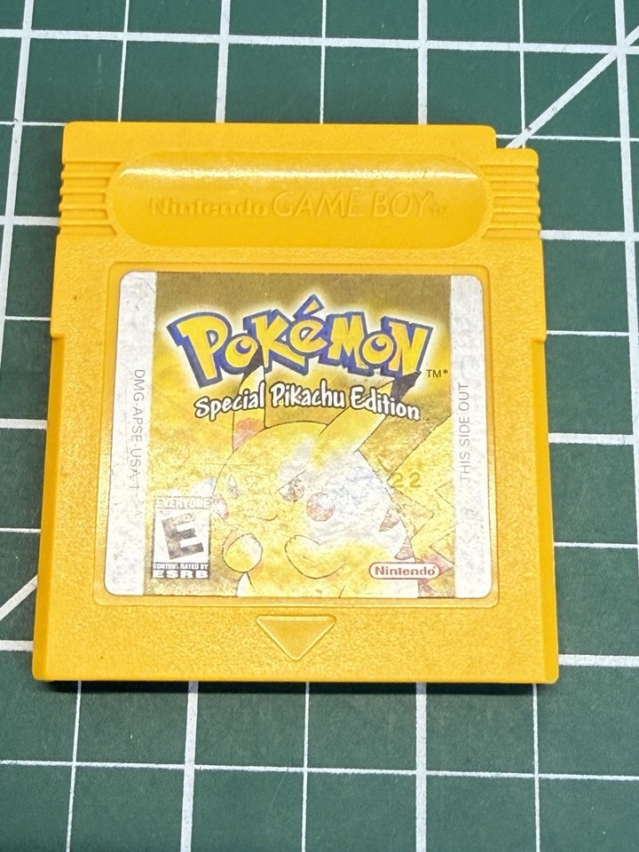 Pokemon Yellow Version (Nintendo Gameboy Color, 1998) GBC Authentic ...