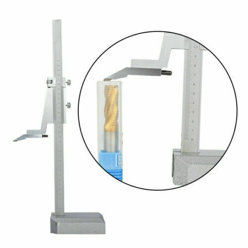 Height Vernier Calipers Stainless Steel Vernier Gauge with Stand 0-300 ...