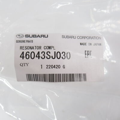 Genuine Subaru 46043SJ030 Air Intake Resonator 19-23 Forester 21-23 ...