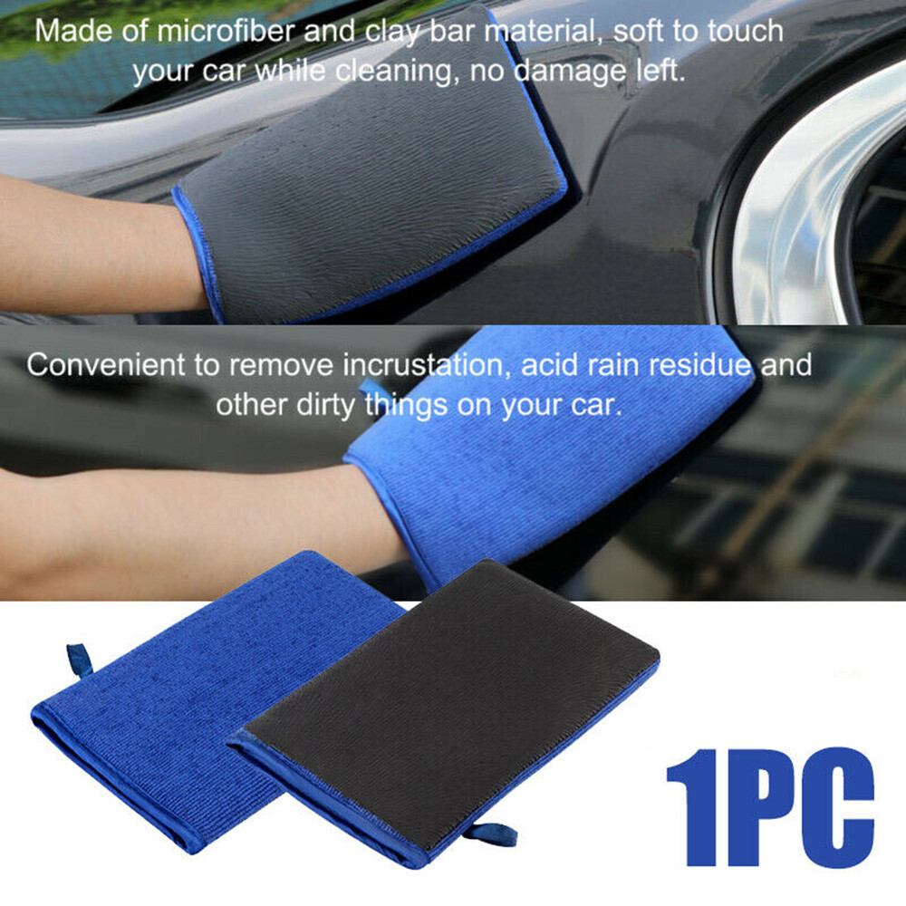 Magic Clay Mitt Glove Car Polish Clay Bar Detailing Glove Microfiber ...