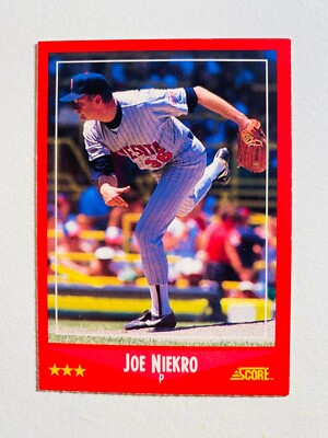1988 SCORE #237 OF 660 JOE NIEKRO NM-MT MLB BASEBALL CARD | eBay