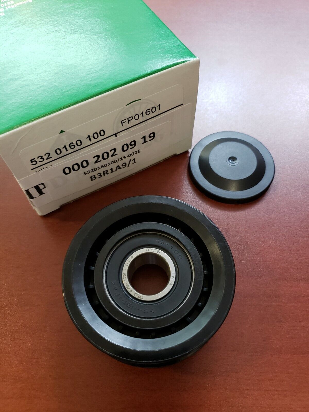 2X Serpentine GUIDE-DRIVE Belt Idler Pulley F/MBENZ A0002020919 NEW 1 ...