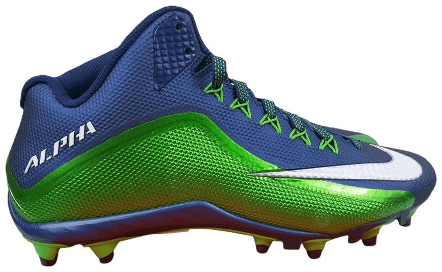 NEW Men's Nike Alpha Pro 2 3/4 'Seattle Seahawks' Cleats 729444-429 ...