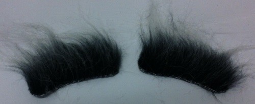 Funny fake eyebrows, costume eyebrows, monobrow, unibrow, zoom fancy ...