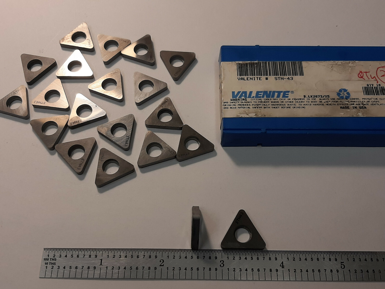 VALENITE STN-43 CARBIDE INSERT SEATS, 20 PCS, MADE IN USA | eBay