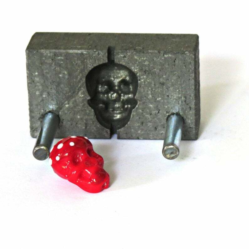 Graphite Press for Skull Lampwork Bead Making - Lampwork Bead Press | eBay