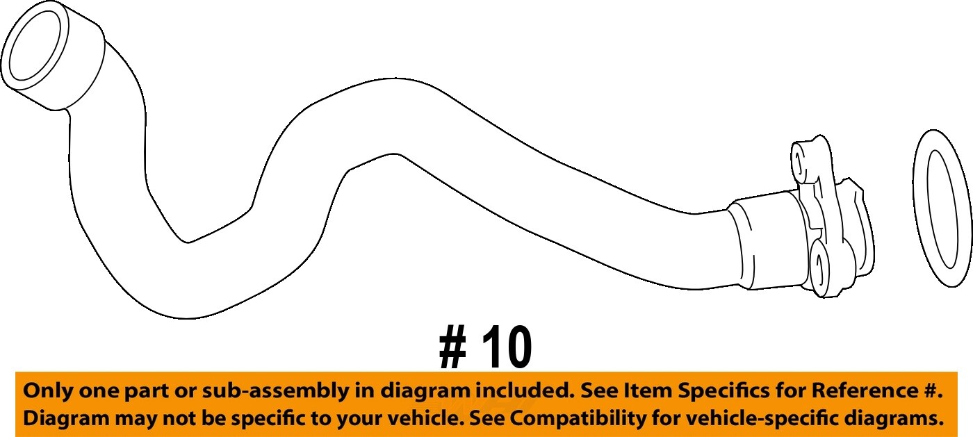 Genuine OEM Engine Coolant Hose for BMW 11537598234 for sale online | eBay