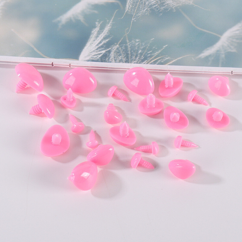 Smooth Flocked TRIANGLE NOSES with BACKS Animal DOG Safety Nose for ...