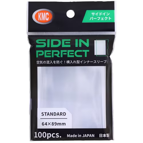 KMC Side In Perfect Size Sleeve - 100 Count Pokemon card 64x89mm | eBay