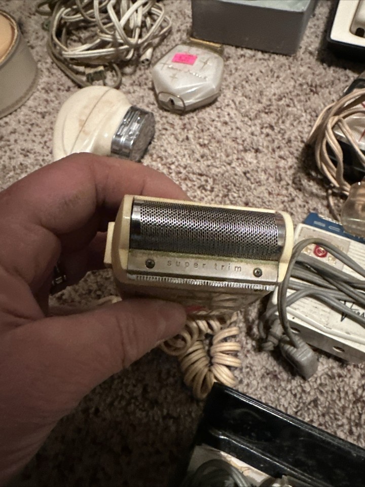 Mens Women’s Vintage Mix Lot Electric Shaver Schick Remington Ronson ...