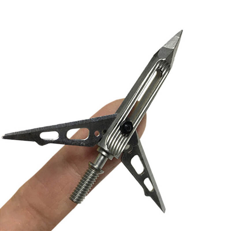 12pcs Arrowhead Broadheads 100gr Tips Bow Archery Screw Replace ...