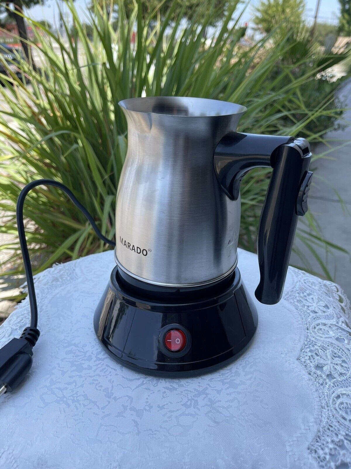 ELECTRIC ARABIC GREEK TURKISH COFFEE POT MACHINE-MARADO MA-1622 110V ...