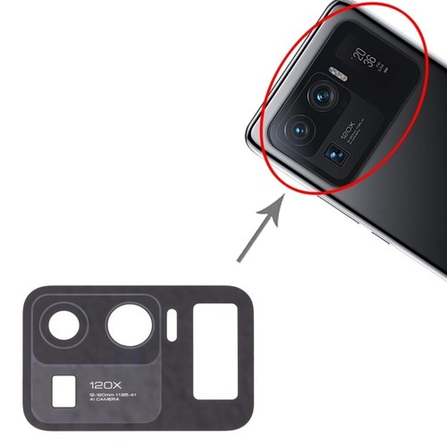 Back camera lens glass for Xiaomi Mi 11 ULTRA M2102K1G, M2102K1C with ...