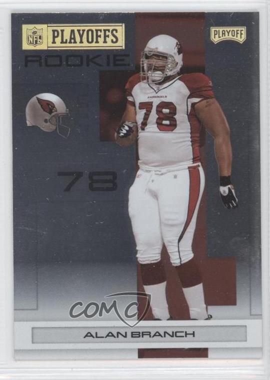 2007 Playoff NFL Playoffs - Gold #160 Alan Branch /299 (RC) for sale ...
