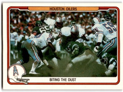 1982 Fleer Team Action Biting the Dust (Defense) Houston Oilers #22 | eBay