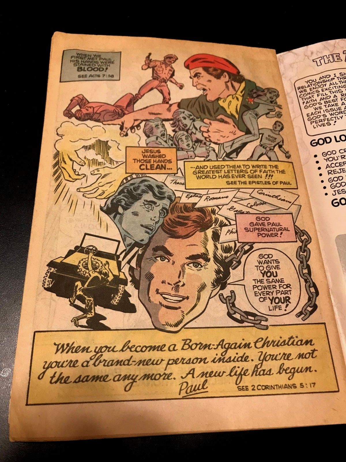 Christian Comic Books "Paul Close Encounter of a REAL kind" 1986 ...