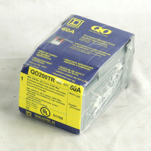 Square D QO200TR 60A 240V Circuit Breaker for sale online | eBay