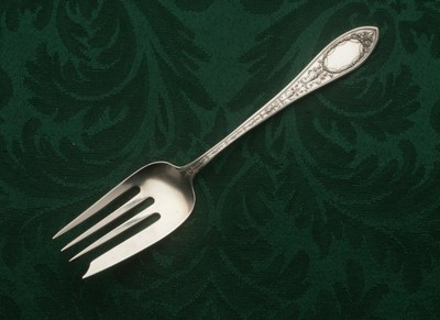 Adam by Whiting div. of Gorham small Meat/ Beef Fork 6 5/8" , Sterling ...