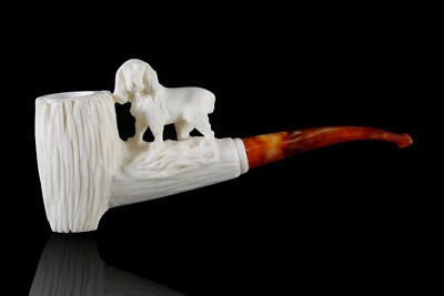 KENAN Dog Figure PIPE new-block Meerschaum Handmade W Case#989 | eBay